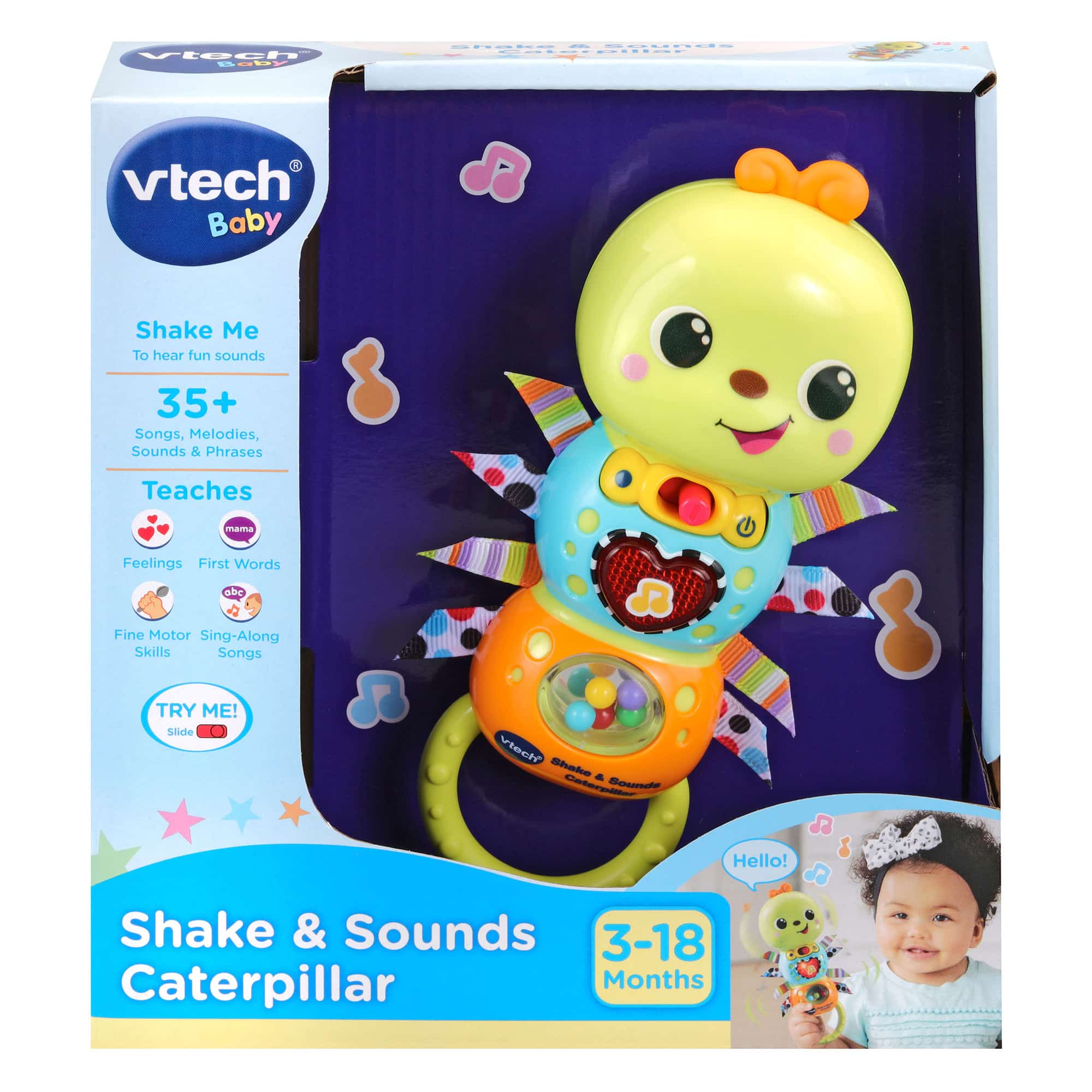 Vtech Baby - Shake and Sounds Caterpillar - Online Toys Australia