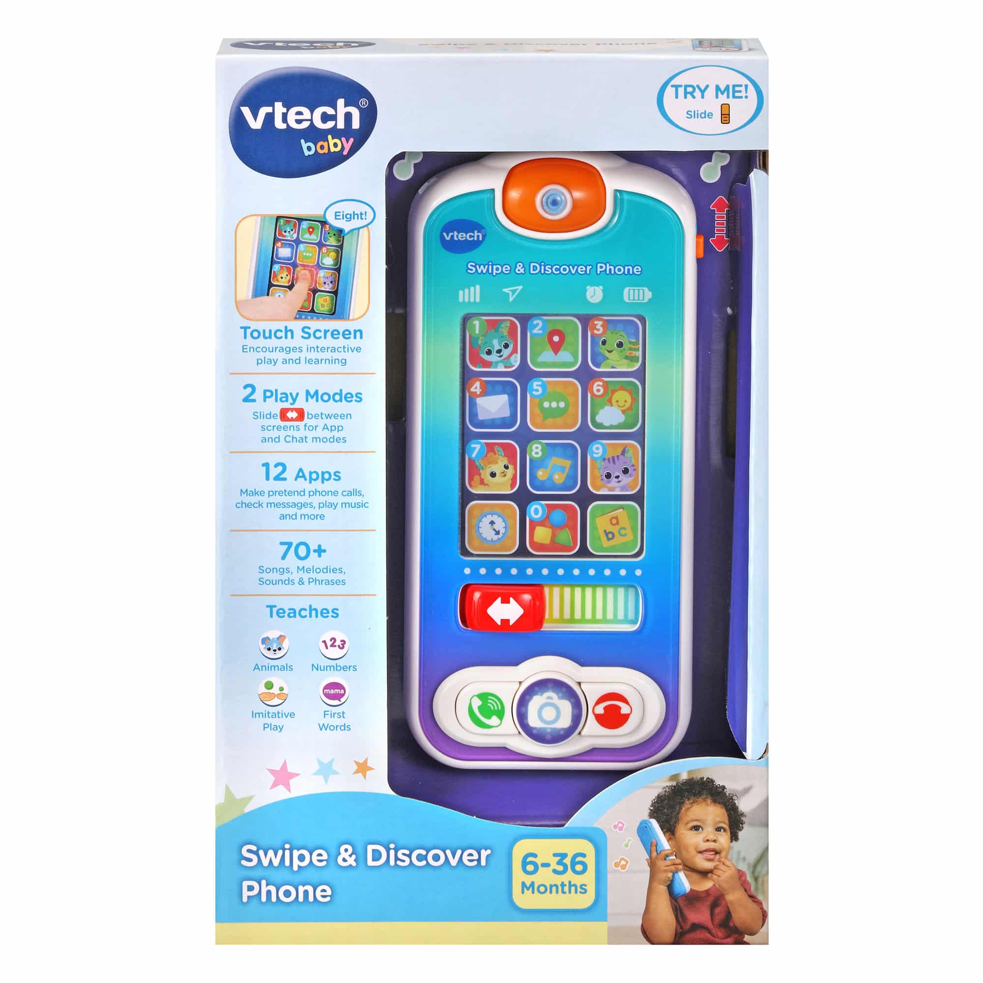 Vtech Baby - Swipe and Discover Phone - Online Toys Australia