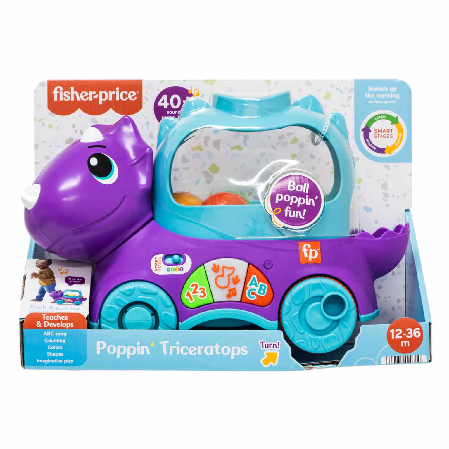 Fisher Price - Poppin Triceratops - Online Toys Australia
