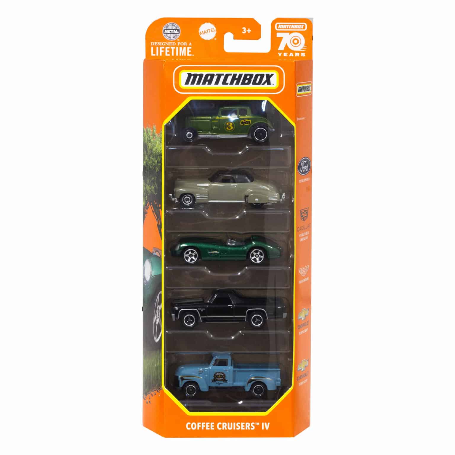 Matchbox 5-Pack Vehicles-COFFEE CRUISERS IV - Online Toys Australia