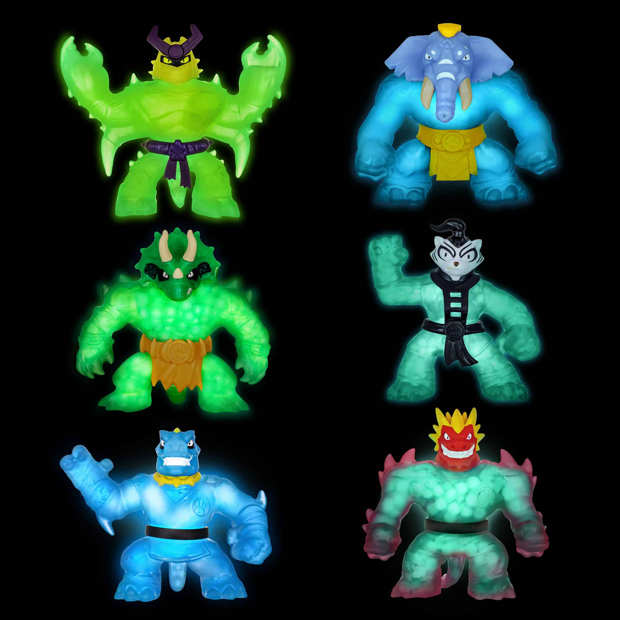 Heroes of Goo Jit Zu - Glow Shifters S8 Hero Pack Assorted - Online Toys Australia