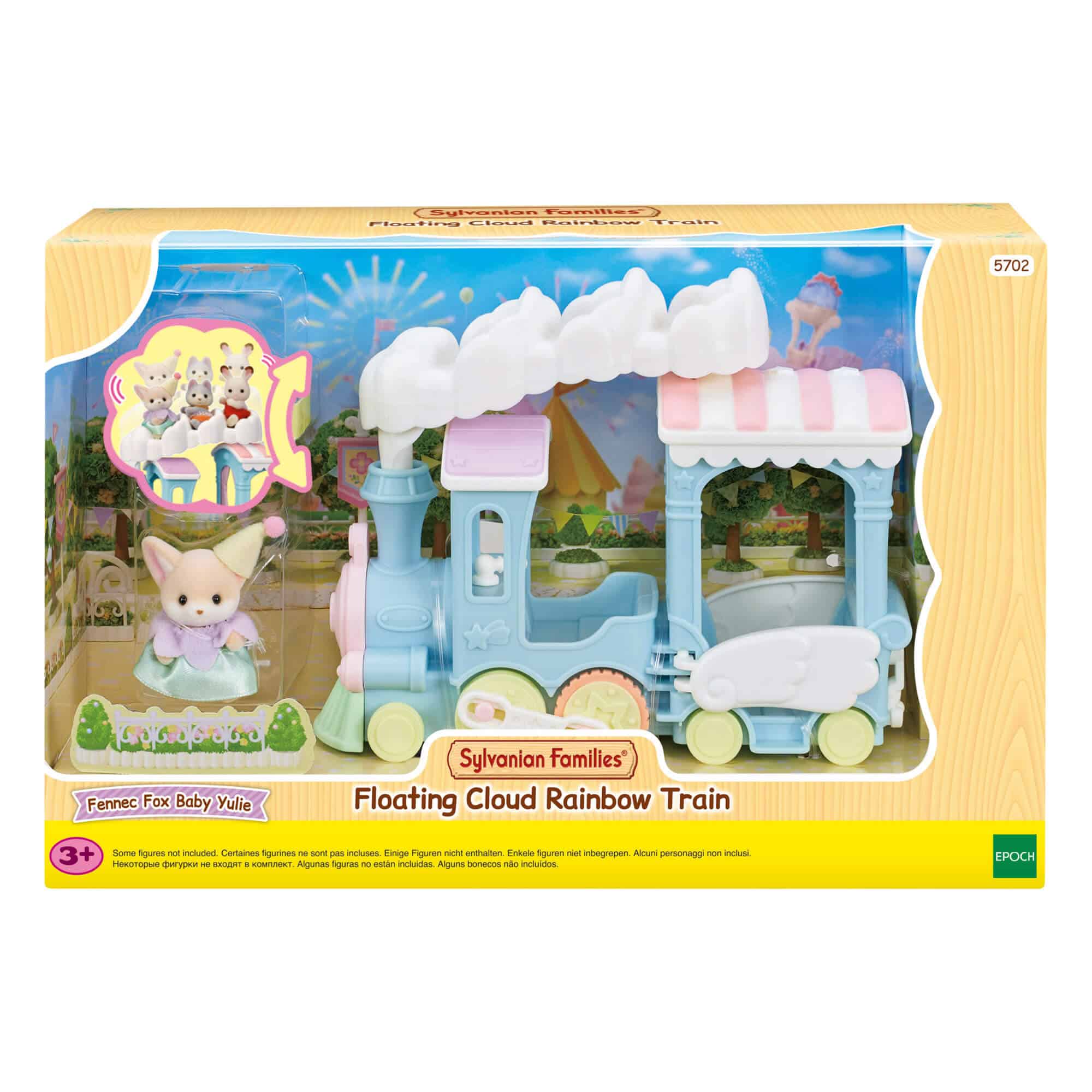 Sylvanian Families - Floating Cloud Rainbow Train SF5702 - Online Toys Australia