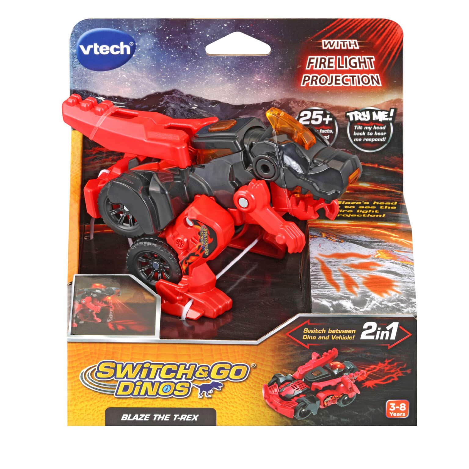 Vtech - Switch & Go Dinos - Blaze the T-Rex - Online Toys Australia